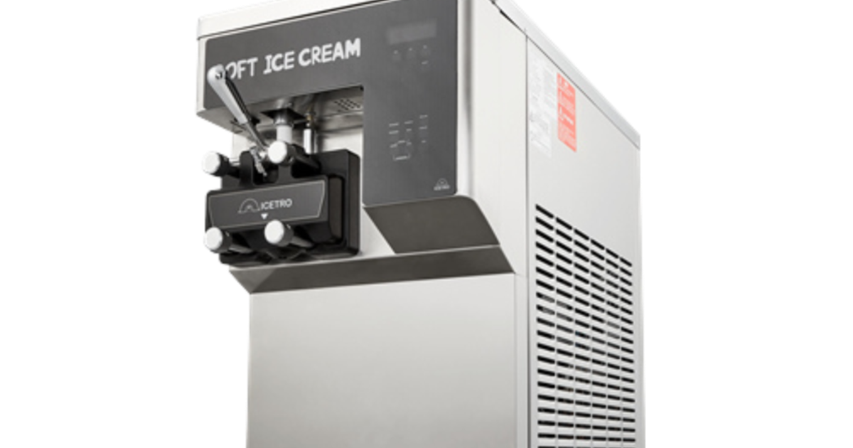 ICETRO ISI-300TA Countertop Single Flavour Soft Serve Ice Cream Machine ...