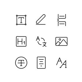 Content Animated Icons Set - JSON, Lottie, MP4, GIF