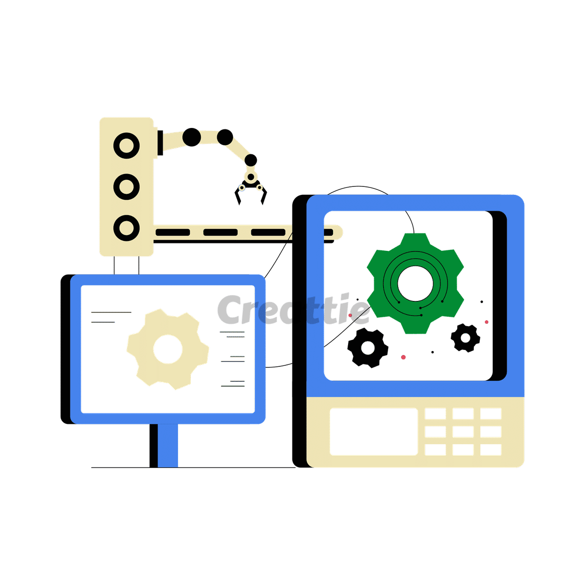 Download 3D Printer animation in Lottie JSON