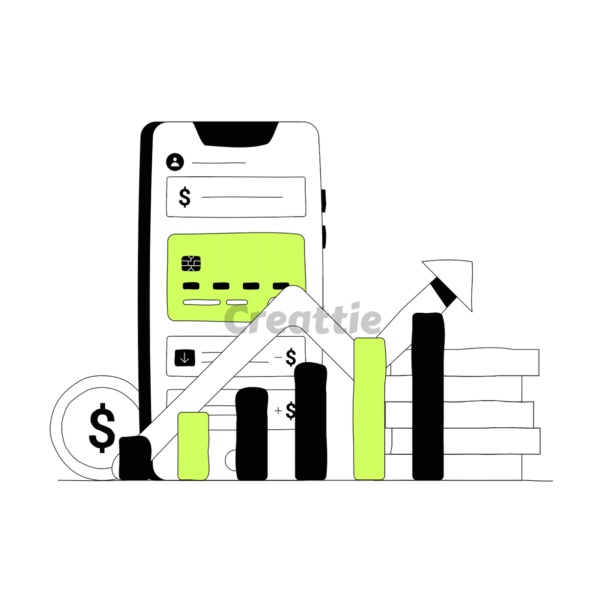 Download Growing Deposit animation in Lottie JSON