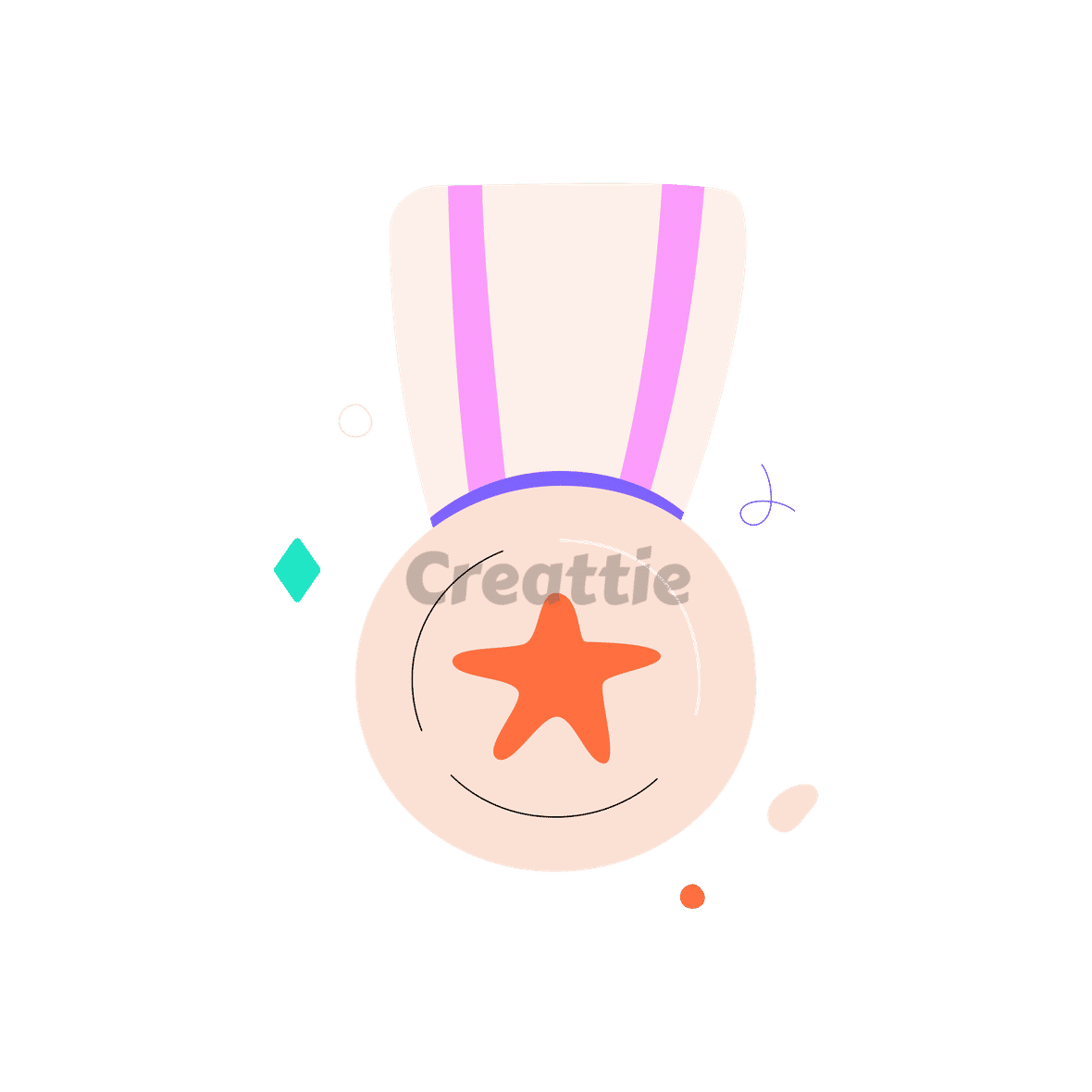 Download Achievement Badge animation in Lottie JSON