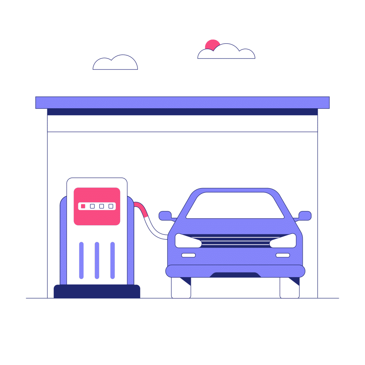 Download Fuel Station animation in Lottie JSON