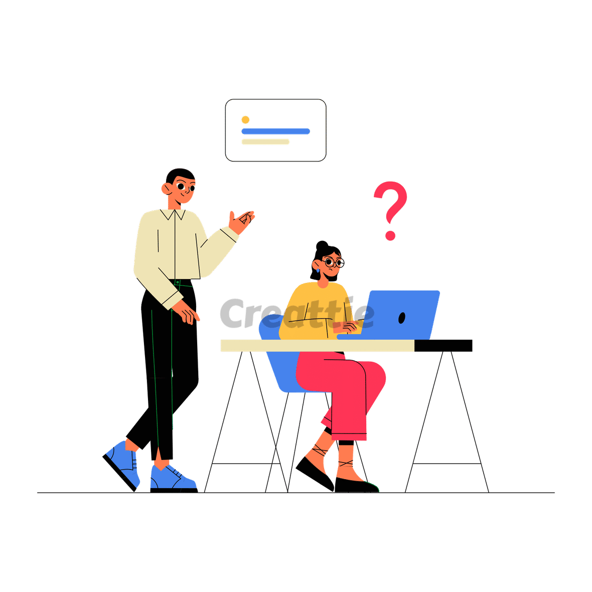 Download Colleague Support animation in Lottie JSON