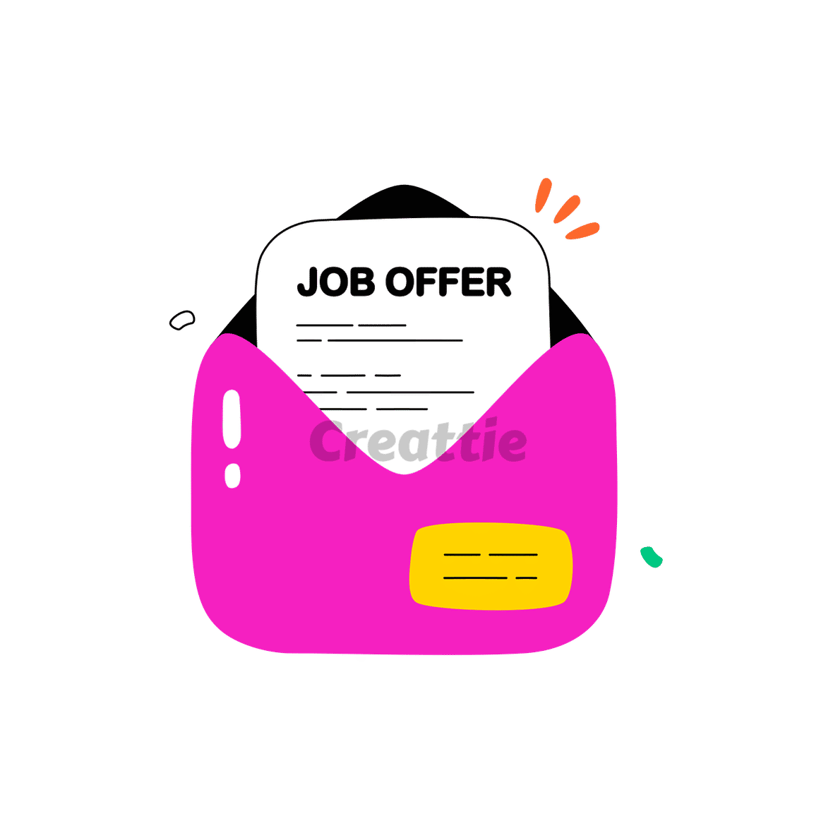 Download Job Offer Letter animation in Lottie JSON
