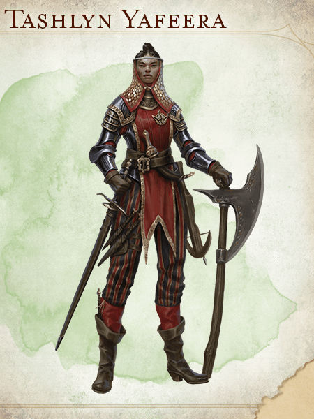 Tashleen Jafar | Characters | Adventures in Waterdeep | Critical Notes