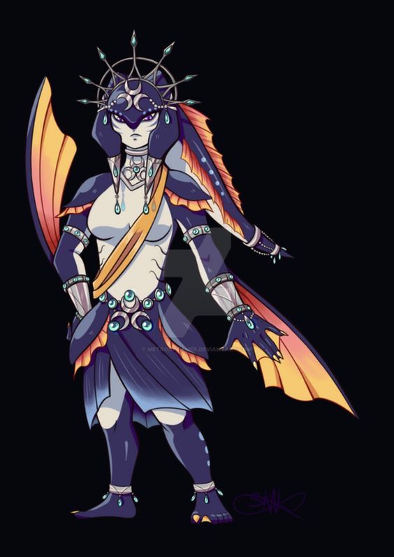 Zora Queen Rumila | Characters | Legend of Zelda - Era Of Recovery ...