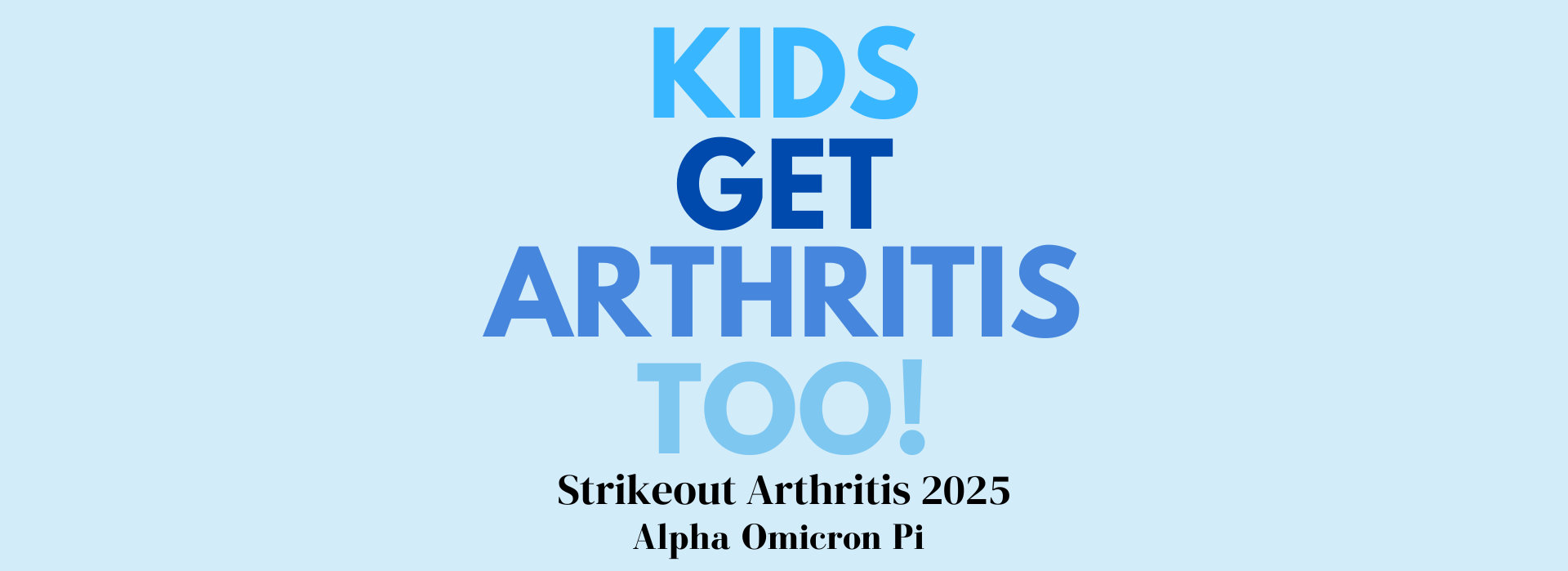 2025 Strike Out Arthritis | Alpha Omicron Pi