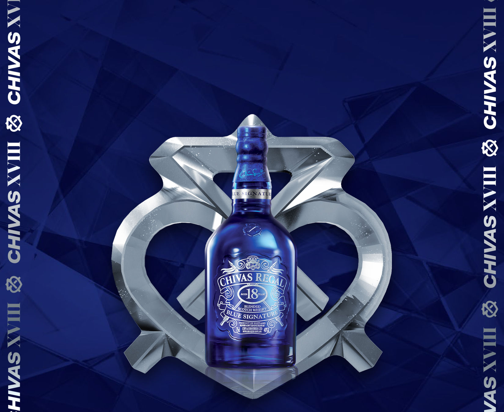 Rượu Chivas 18 Blue Signature - Chivas Regal 18 năm xanh chính hãng