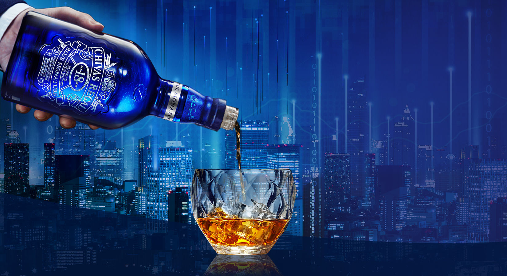 Rượu Chivas 18 Blue Signature - Chivas Regal 18 năm xanh chính hãng