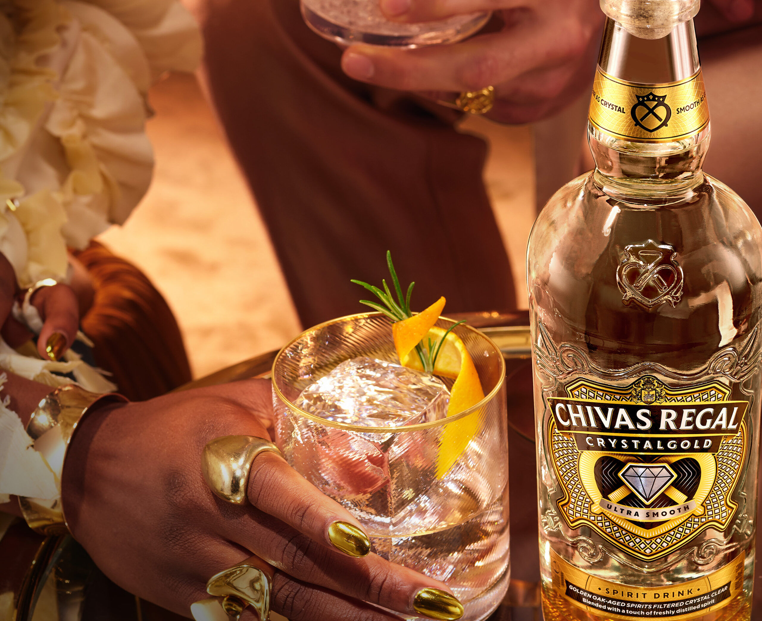 Chivas Regal Crystalgold Fashioned cocktail recipe