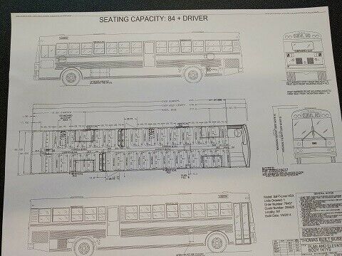 2015 Thomas HDX Rear Engine School Bus @ Buses for sale