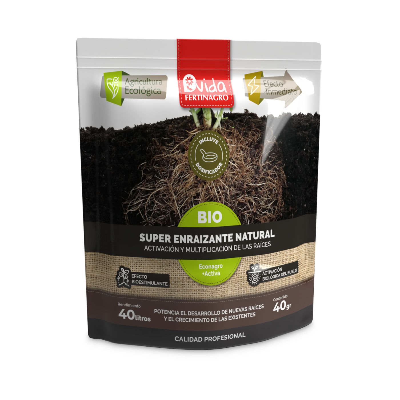 Super Enraizante Natural Fertinagro 40gr - Abonos Calsilla