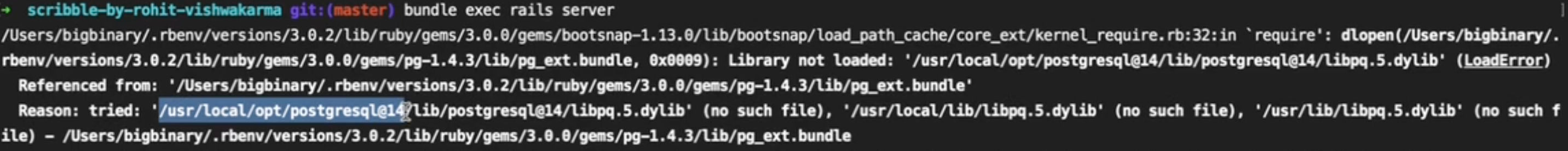 Setting Up Postgresql Database Learn Ruby On Rails Bigbinary Academy