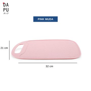 Jual Talenan Wheat Chopping Board Pink Muda | Sayurbox