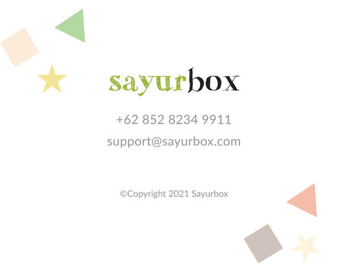 Registrasi Mitra Sayurbox | Sayurbox