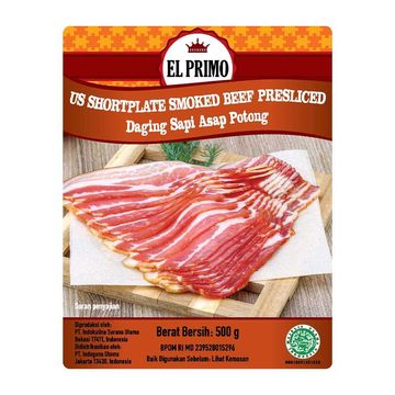 Jual Smoked Beef US Shortplate El Primo | Sayurbox