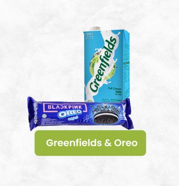 Jual Bundle Greenfields Full Cream & Oreo Vanilla | Sayurbox