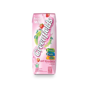 Jual Greenfields Susu UHT Strawberry 250 ml | Sayurbox