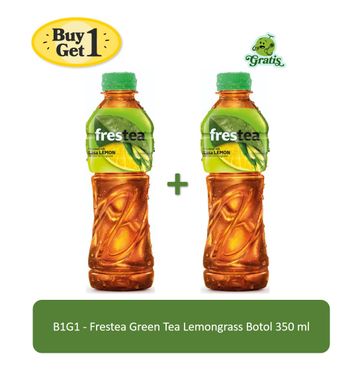 Jual B1G1 - Frestea Green Tea Lemongrass Botol 350 ml | Sayurbox