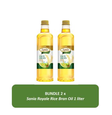 Jual Bundle - 2 x Sania Royale Rice Bran Oil 1 liter | Sayurbox