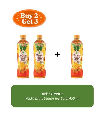 Jual Beli 2 Gratis 1 Lemon Tea Botol Pokka | Sayurbox