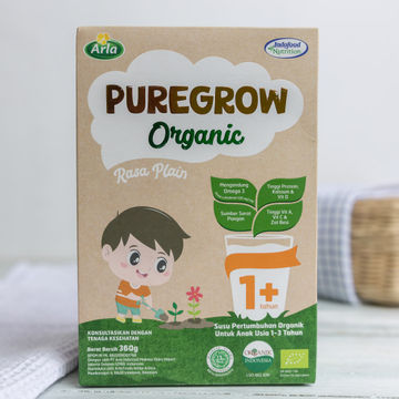 Jual Susu Formula Organik 1 Plus Boy Puregrow 360 g | Sayurbox