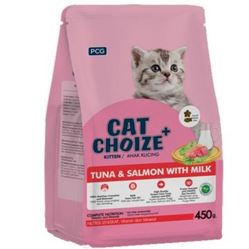 Jual Cat Choize Plus Kitten Food Tuna & Salmon with Milk | Sayurbox