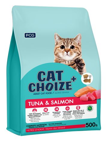Jual Cat Choize Plus Adult Cat Food Tuna & Salmon | Sayurbox