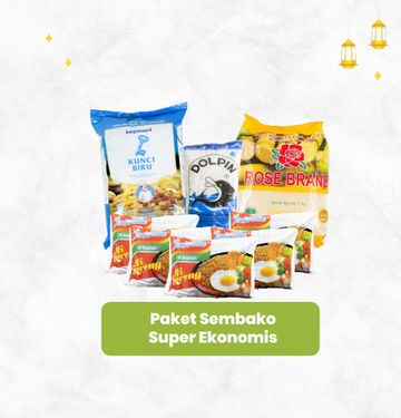 Jual Paket Sembako Super Ekonomis Bundling | Sayurbox