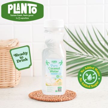 Jual Pure Coconut Water Planto | Sayurbox