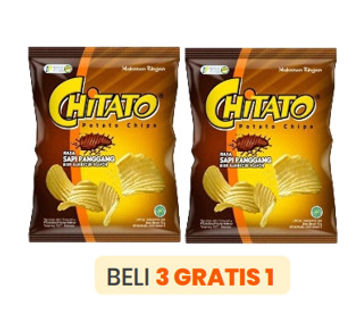 Jual Bundling Keripik Kentang Chitato 168 g (4 pcs) | Sayurbox