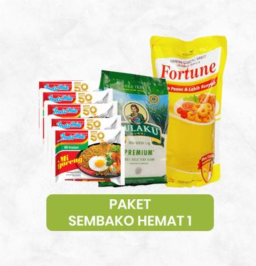 Jual Paket Sembako Hemat 1 | Sayurbox
