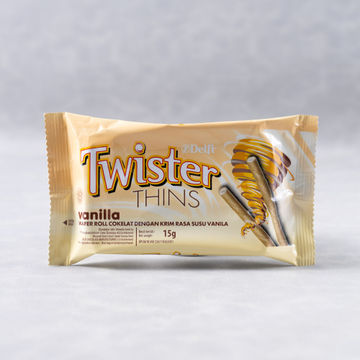 Jual Wafer Roll Twister Thins Delfi 20 g | Sayurbox