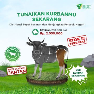 Jual Sapi Utuh 1/7 Bagian 250-300 kg | Sayurbox