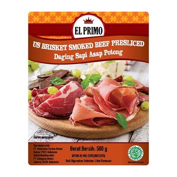 Jual Smoked Beef US Brisket El Primo | Sayurbox