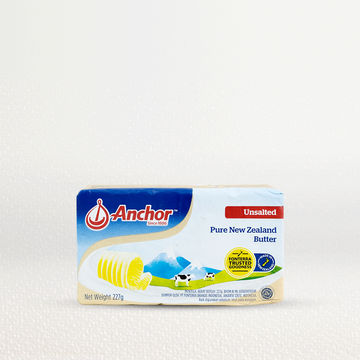 Jual Anchor Pure Unsalted Butter 200 gram | Sayurbox