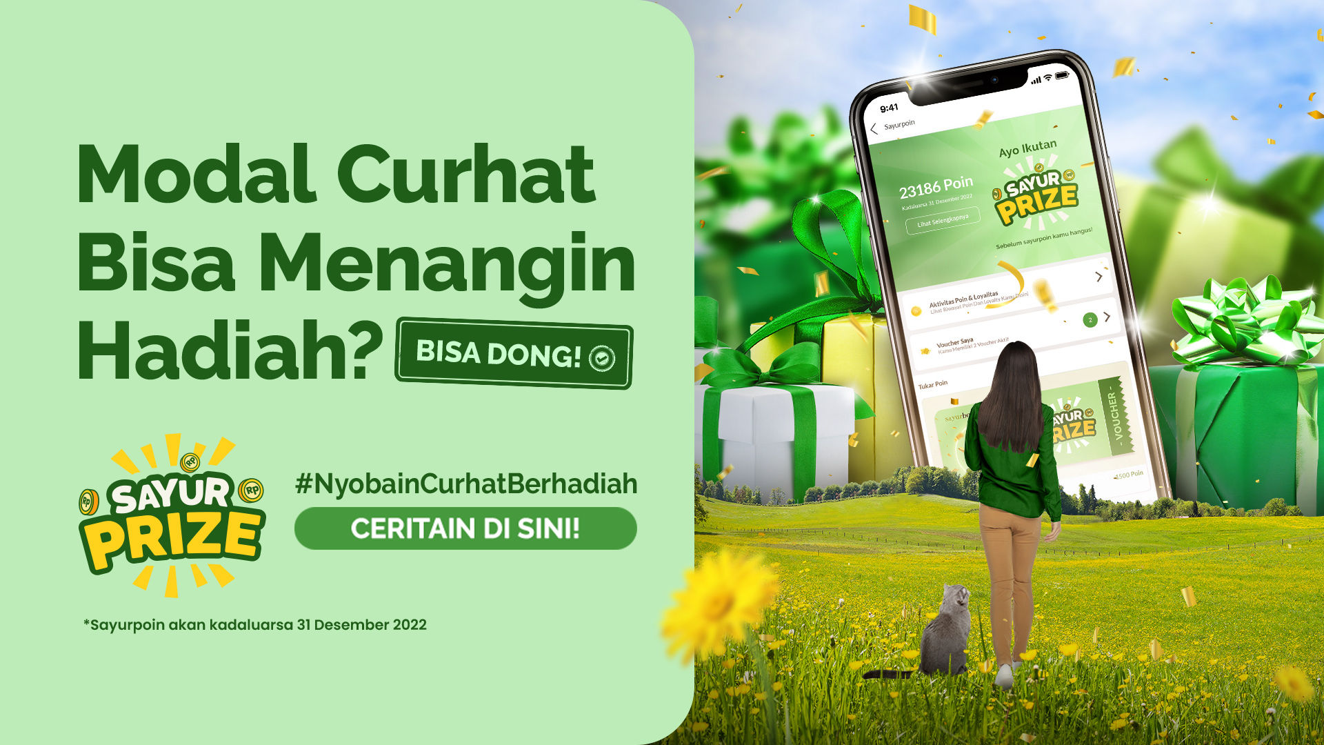 Sayurprize Bikin Kamu Menang Banyak! #NyobainCurhatBerhadiah | Sayurbox