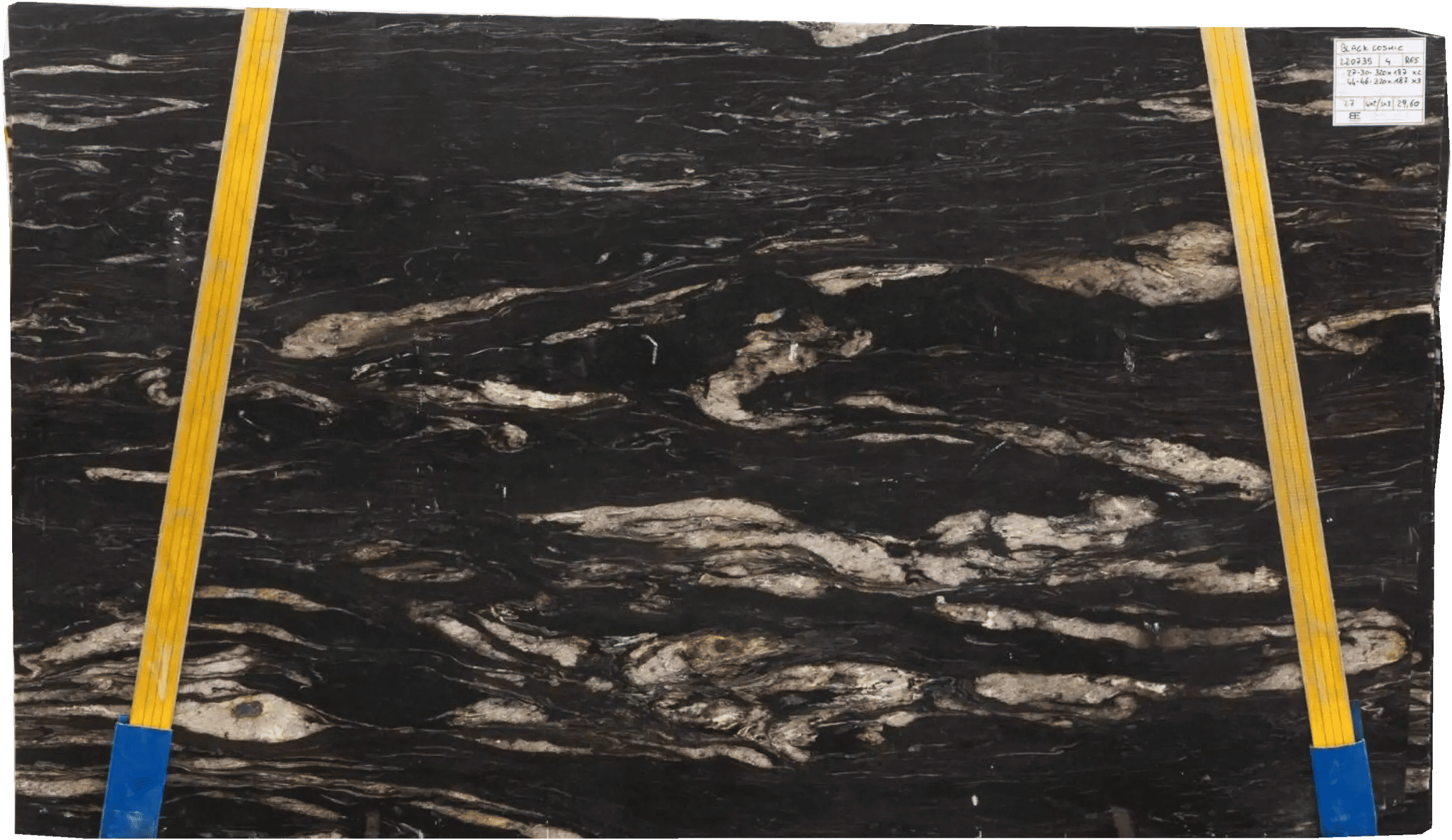Portoro Quartzite Slabs Supplier Soft Veining Black
