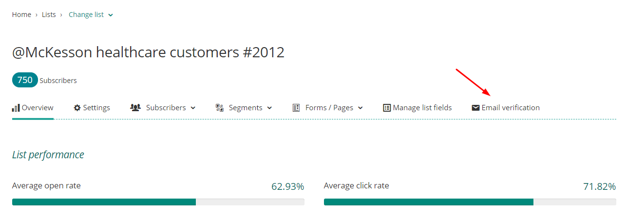 Acelle Mail Email Verification Integration - DeBounce