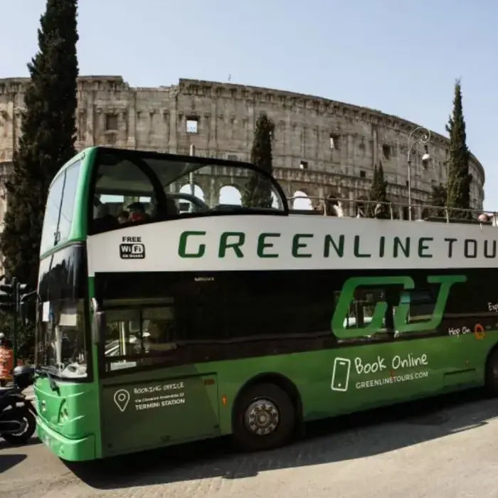 Green Line Rome Hop On Hop Off [Discounted Price]