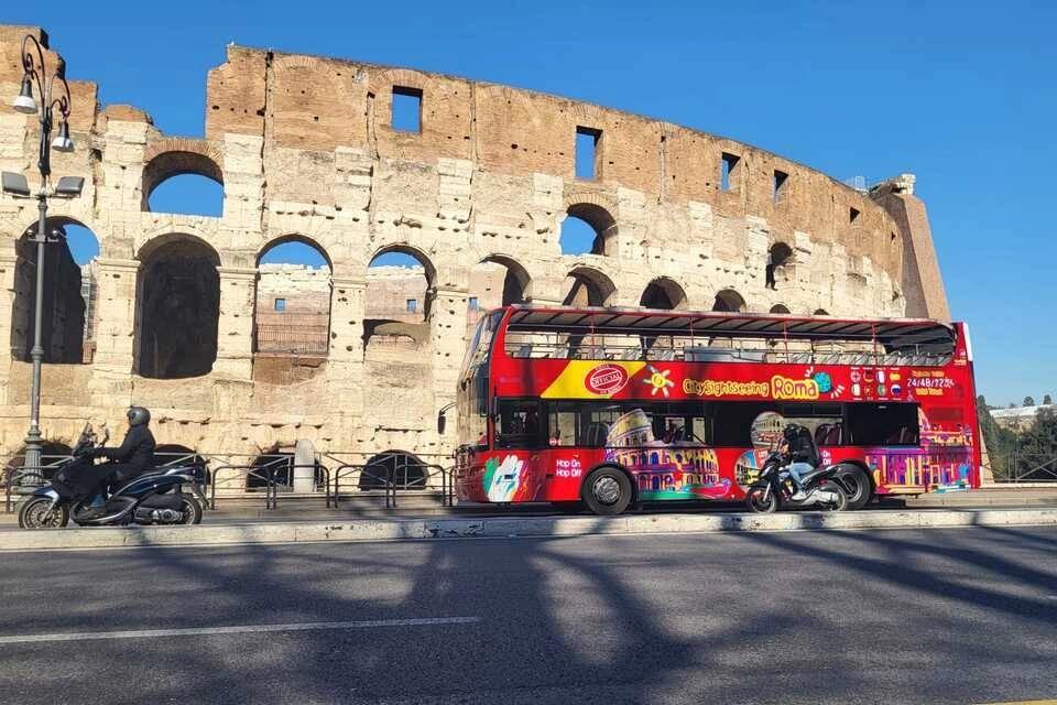 City Sightseeing Rome Hop On Hop Off Bus Tour - 2024