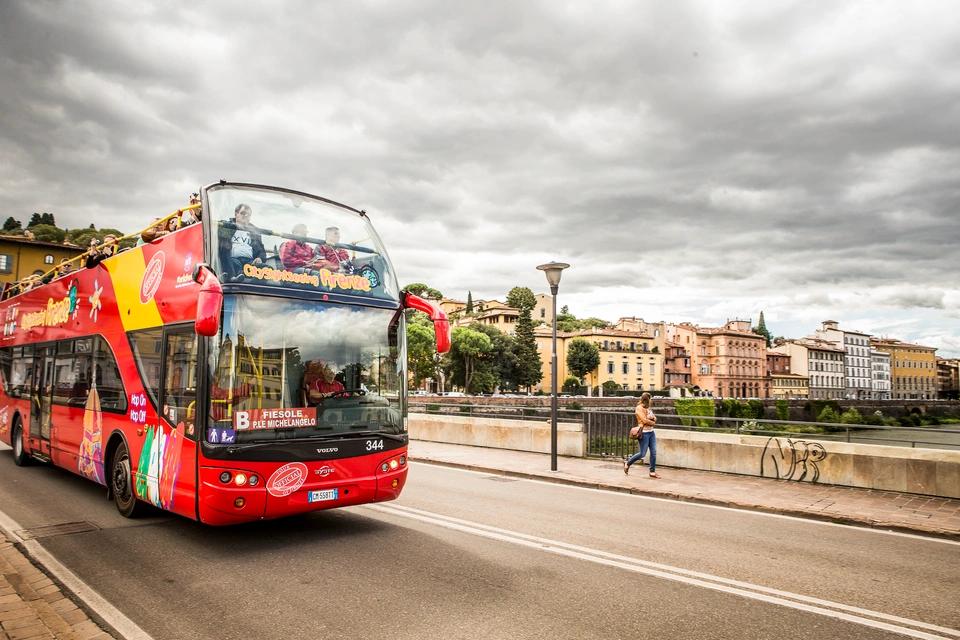Florence Hop On Hop Off City Sightseeing Bus Tour