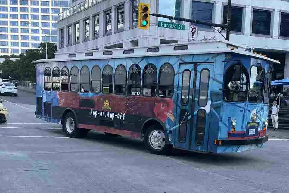 Vancouver Hop On Hop Off Trolley Bus Tour