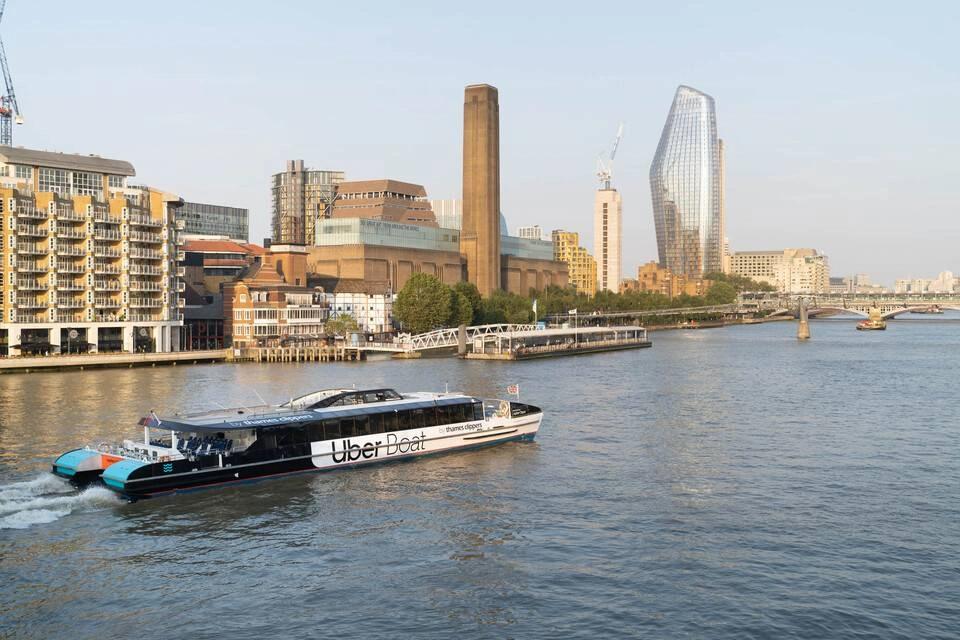 Uber Hop On, Hop Off Boat Pass by Thames Clipper