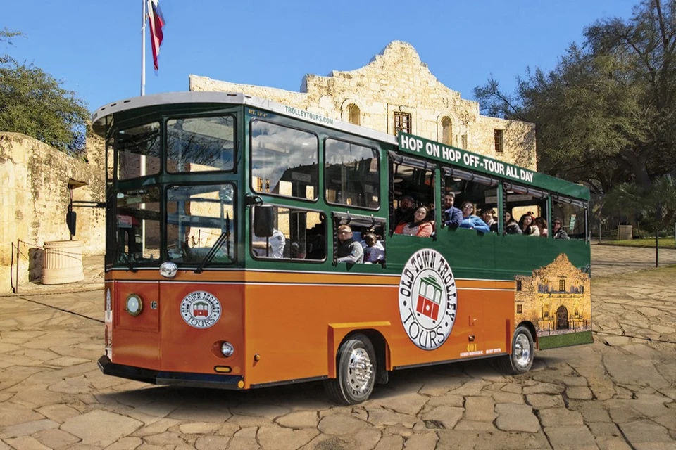 San Antonio: Old Town Hop On Hop Off Trolley Tour