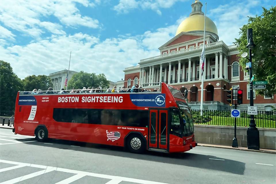 Boston Sightseeing: Hop On, Hop Off Bus Tour