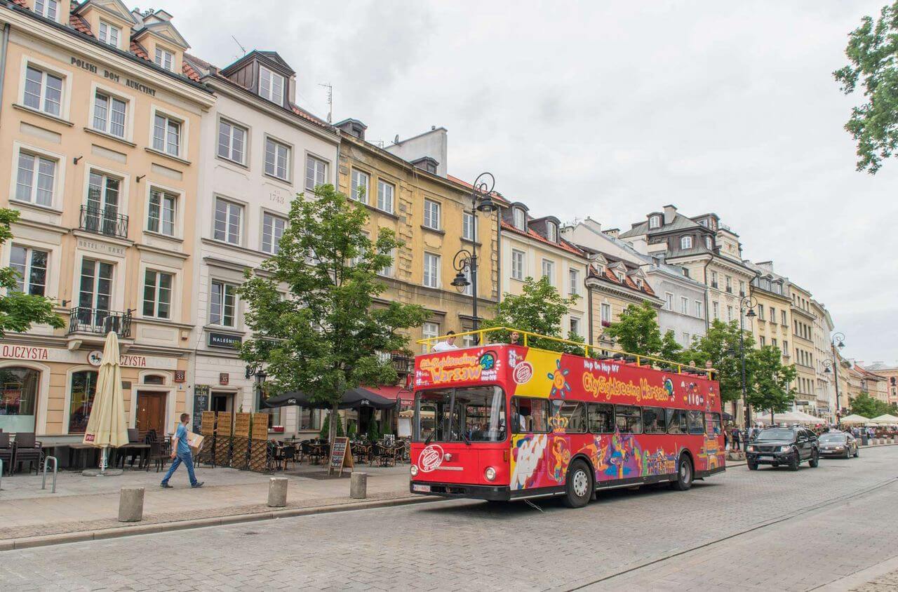 Warsaw Hop On Hop Off City Sightseeing Bus Tour