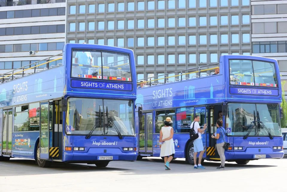Sights of Athens: Classic Hop-On, Hop-Off Bus Tour 1 Day FREE