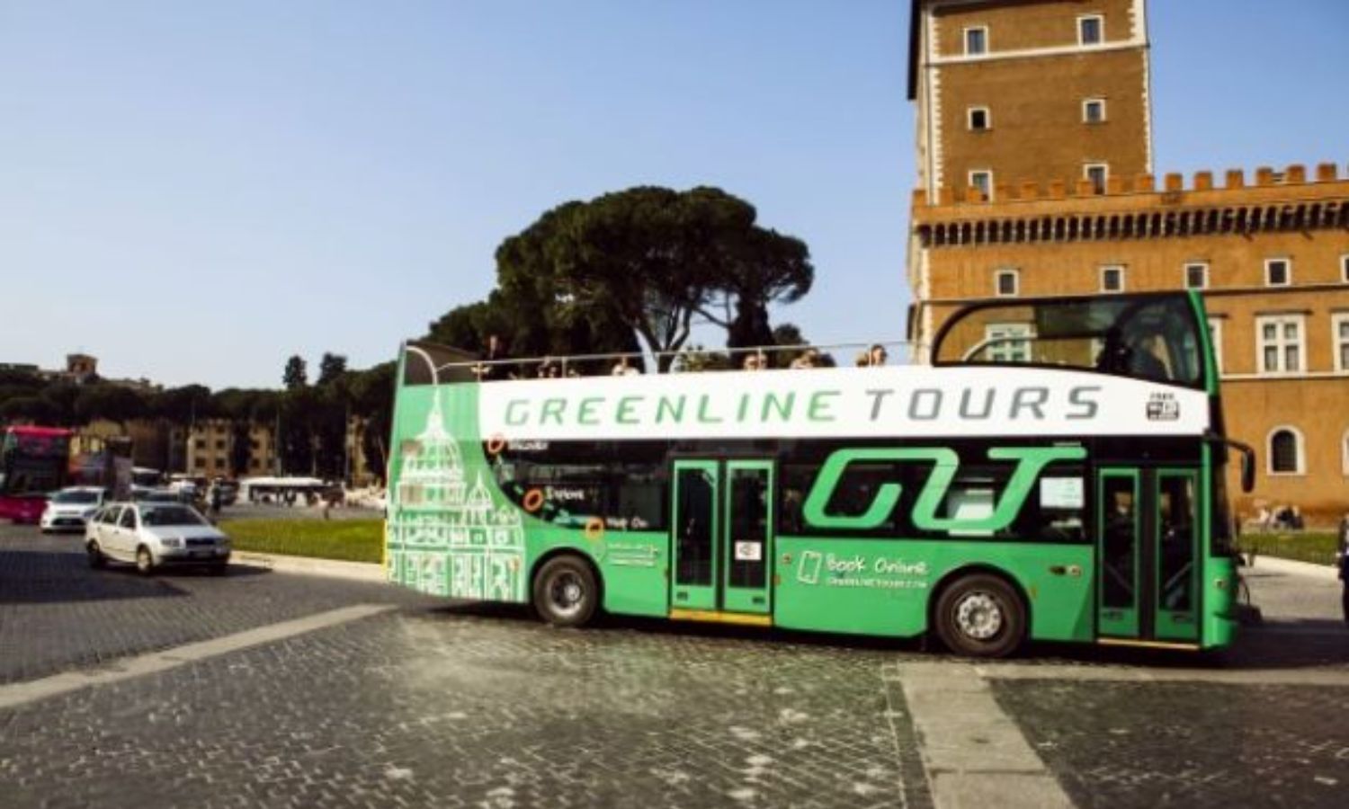 Green Line Rome Double-Decker Hop On Hop Off - 2024