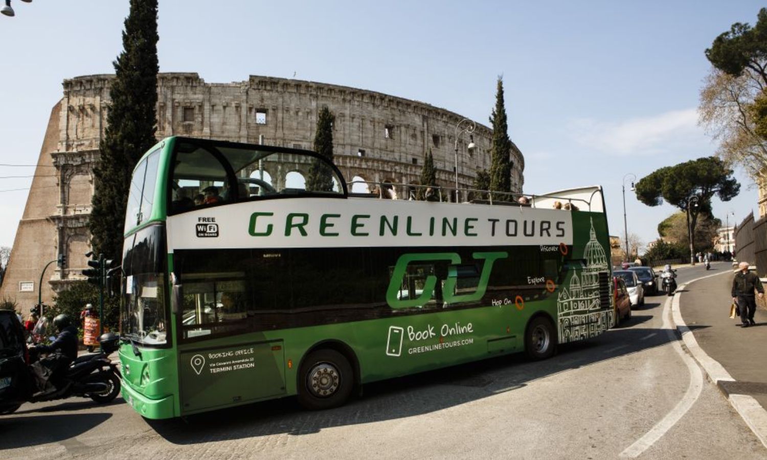 Green Line Rome Hop On Hop Off [Discounted Price]